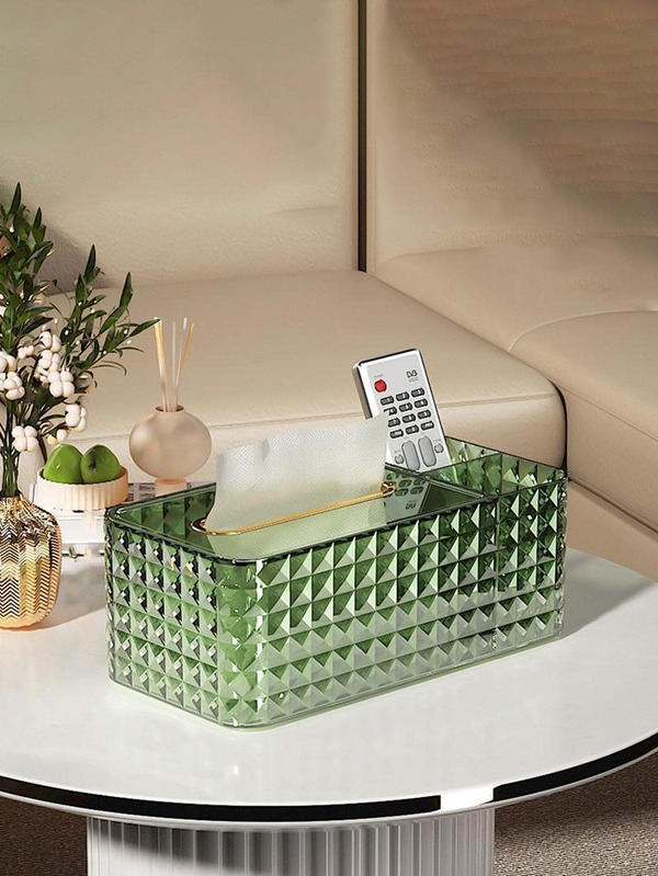 1pc PET Tissue Storage Box, Modern Multifunction Tissue Box For Home ...