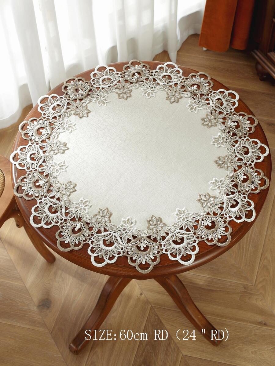 1pc Solid Color Tablecloth, Modern Polyester Table Cover For Kitchen ...