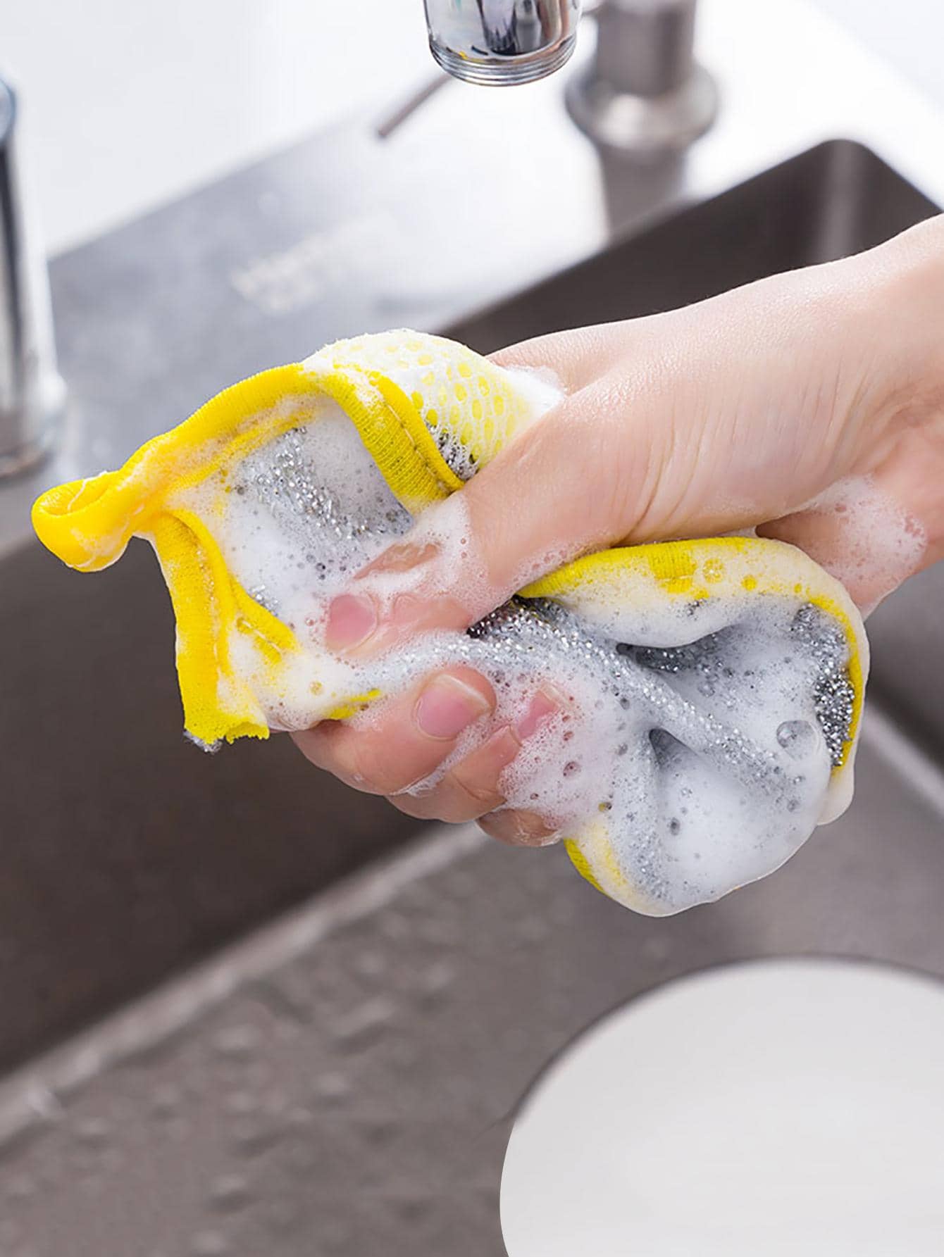 10pcs Double-sided Cleaning Sponge For Pans, Pots, Dishes ...