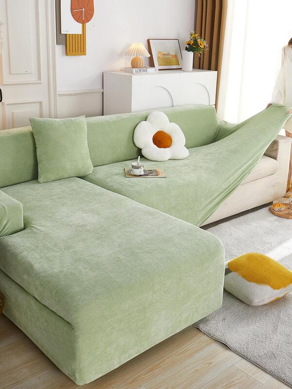 1pc Plain Sofa Slipcover | SHEIN USA