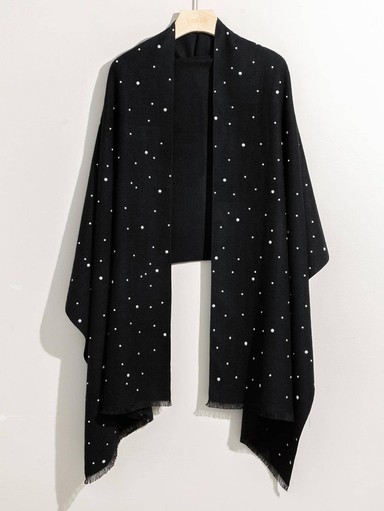 Rhinestone Decor Shawl | SHEIN USA