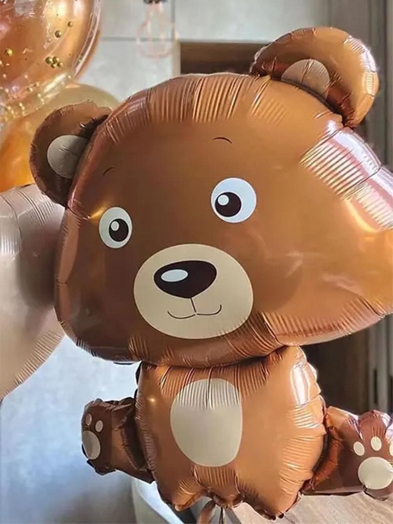 1 pieza Globo decorativo con diseño de oso de dibujos animados moderno ...