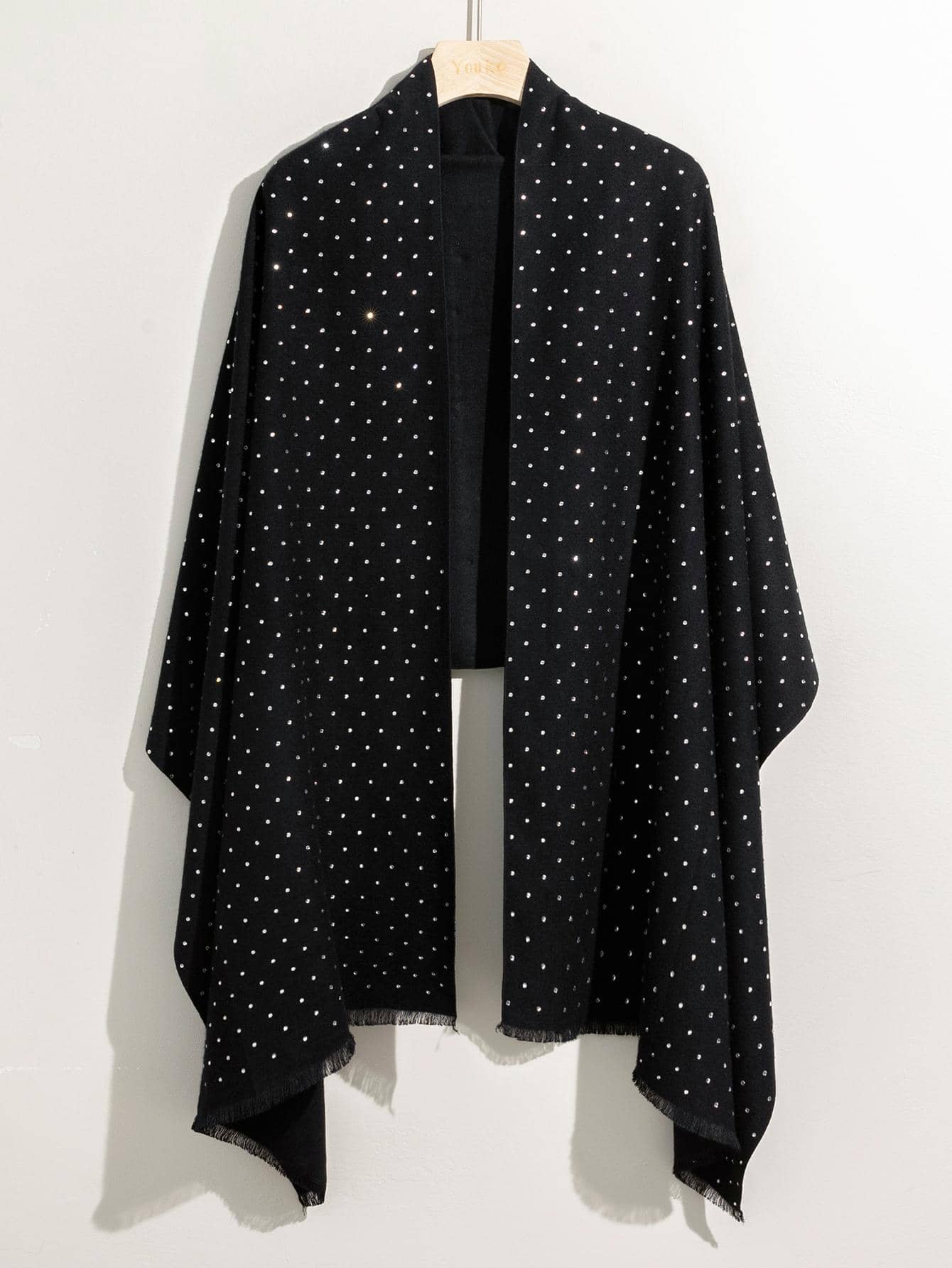 Rhinestone Decor Shawl | SHEIN USA