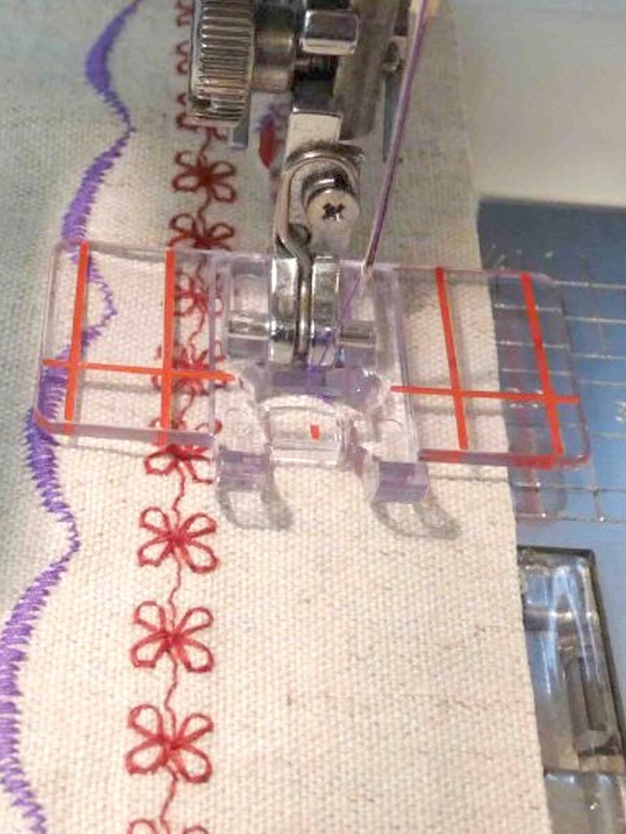 1pc Plastic Sewing Machine Presser Foot, Multifunctional Sewing Machine ...