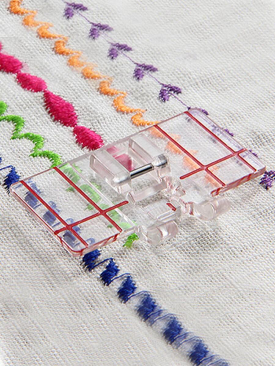 1pc Plastic Sewing Machine Presser Foot, Multifunctional Sewing Machine ...