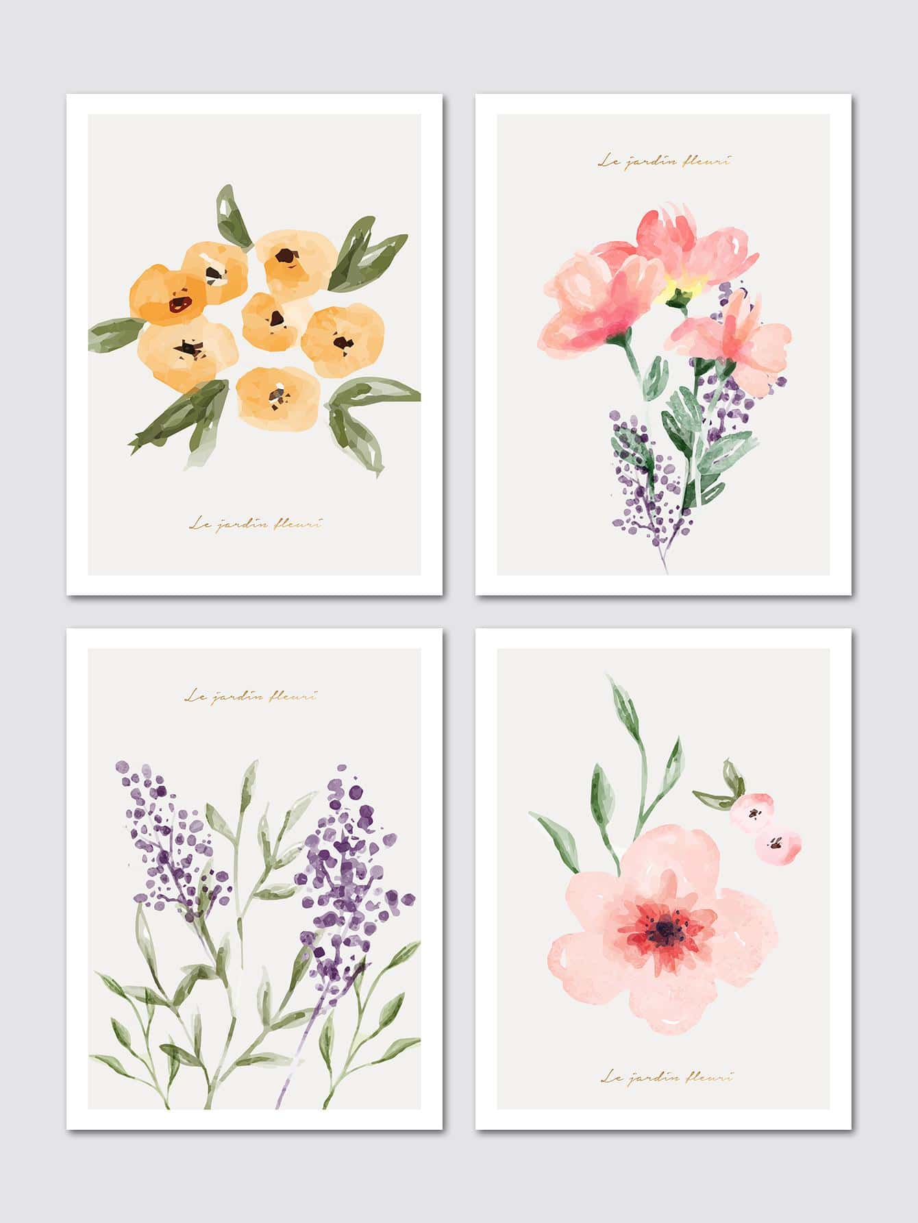 Modern Flower Print