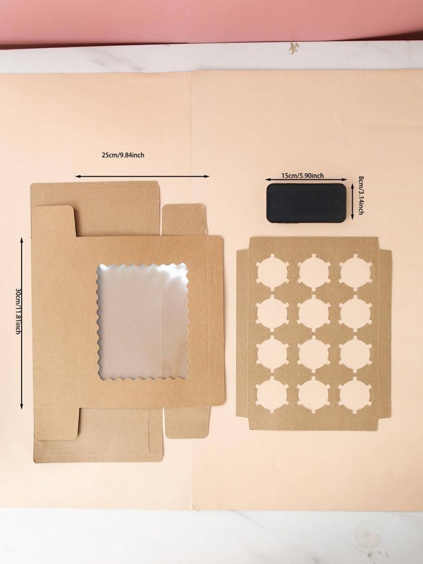 2pcs Multi-grid Cake Packaging Box | SHEIN