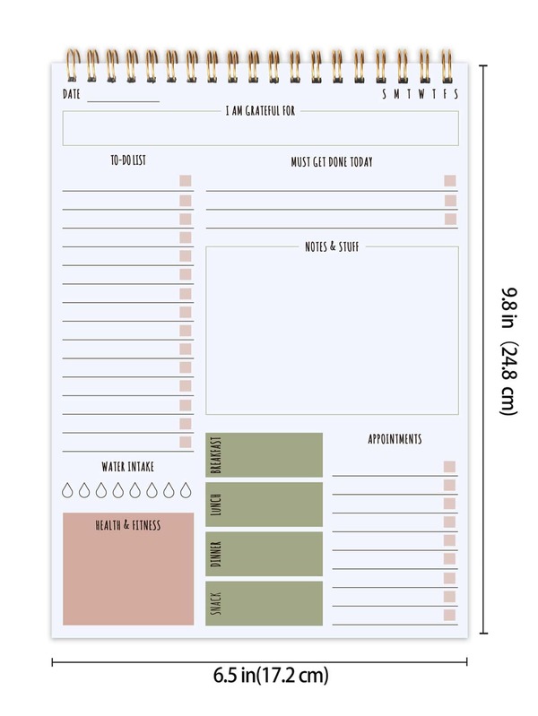 1pc B5 Daily Planner | SHEIN USA