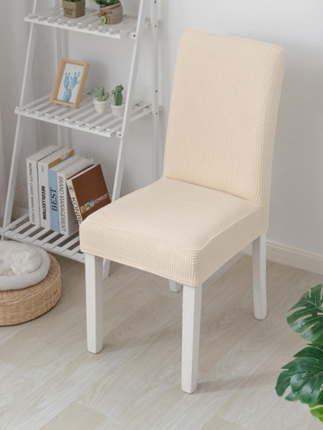 Cream Chair Covers Dining Room