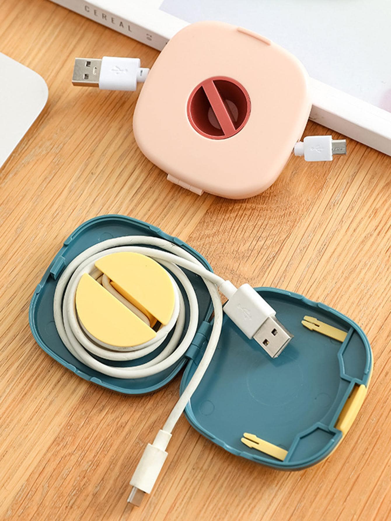 1pc Portable Data Cable Storage Box | SHEIN USA