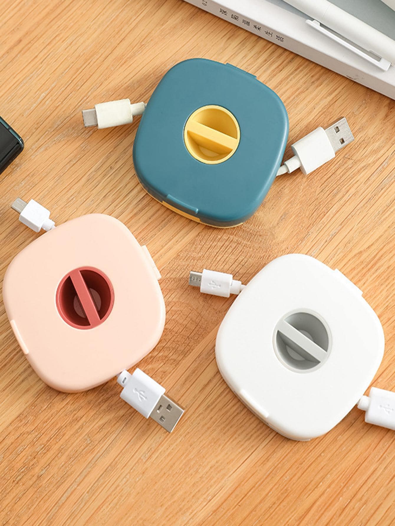 1pc Portable Data Cable Storage Box | SHEIN USA