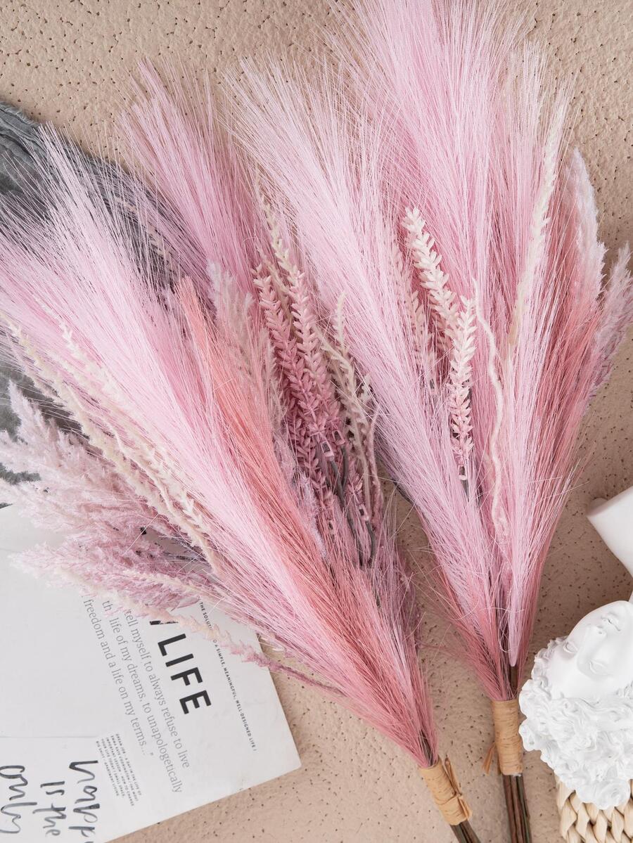 10pcs/set Fabric Artificial Plant, Artificial Reed For Home Decor ...