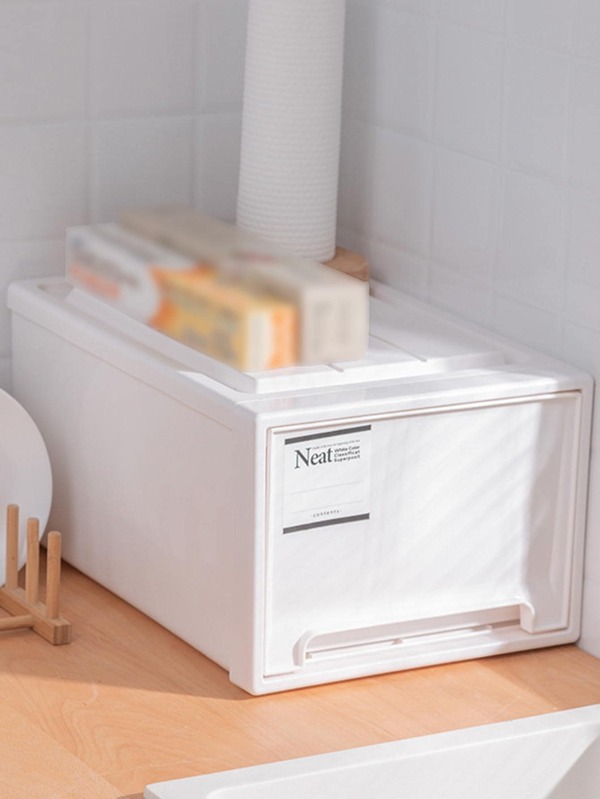 1pc Plastic Storage Box, High Capacity Storage Box For Home | SHEIN USA