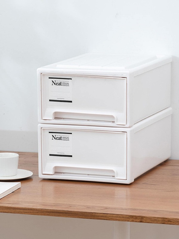 1pc Plastic Storage Box, High Capacity Storage Box For Home | SHEIN USA