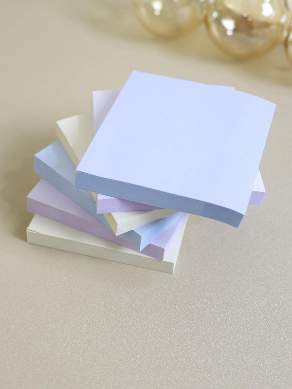 1pc Solid Color Sticky Note, Simple Multi-purpose Easy To Post Writable ...