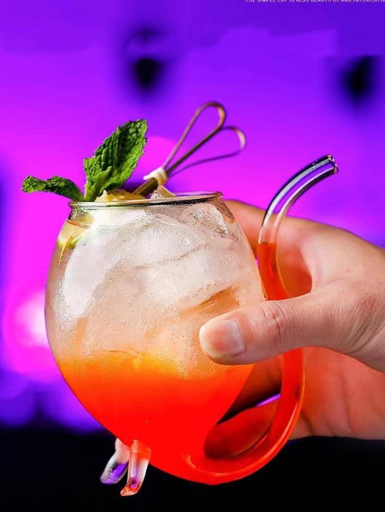 1pc Clear Cup With Straw | SHEIN USA