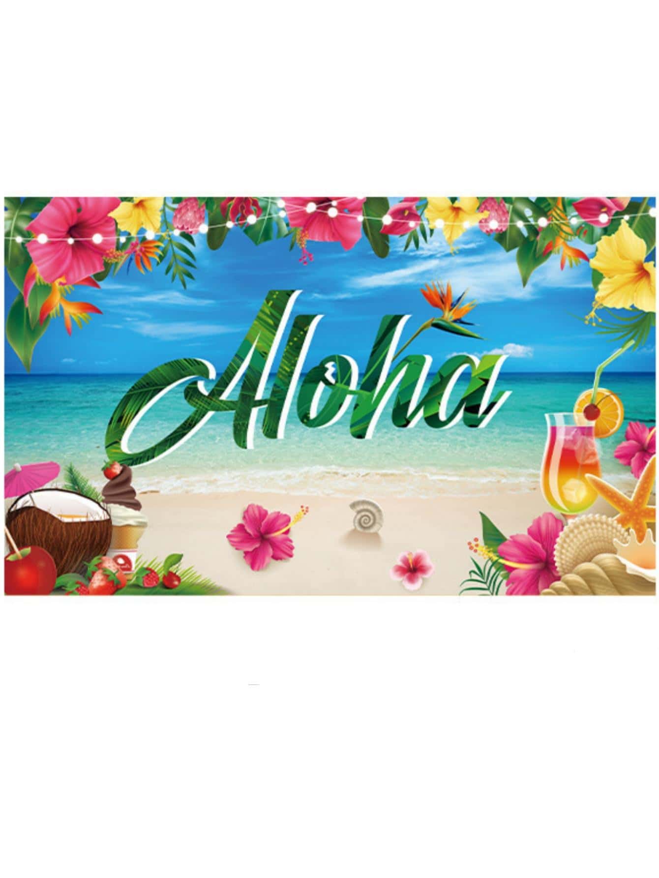 Hawaiian Party Background