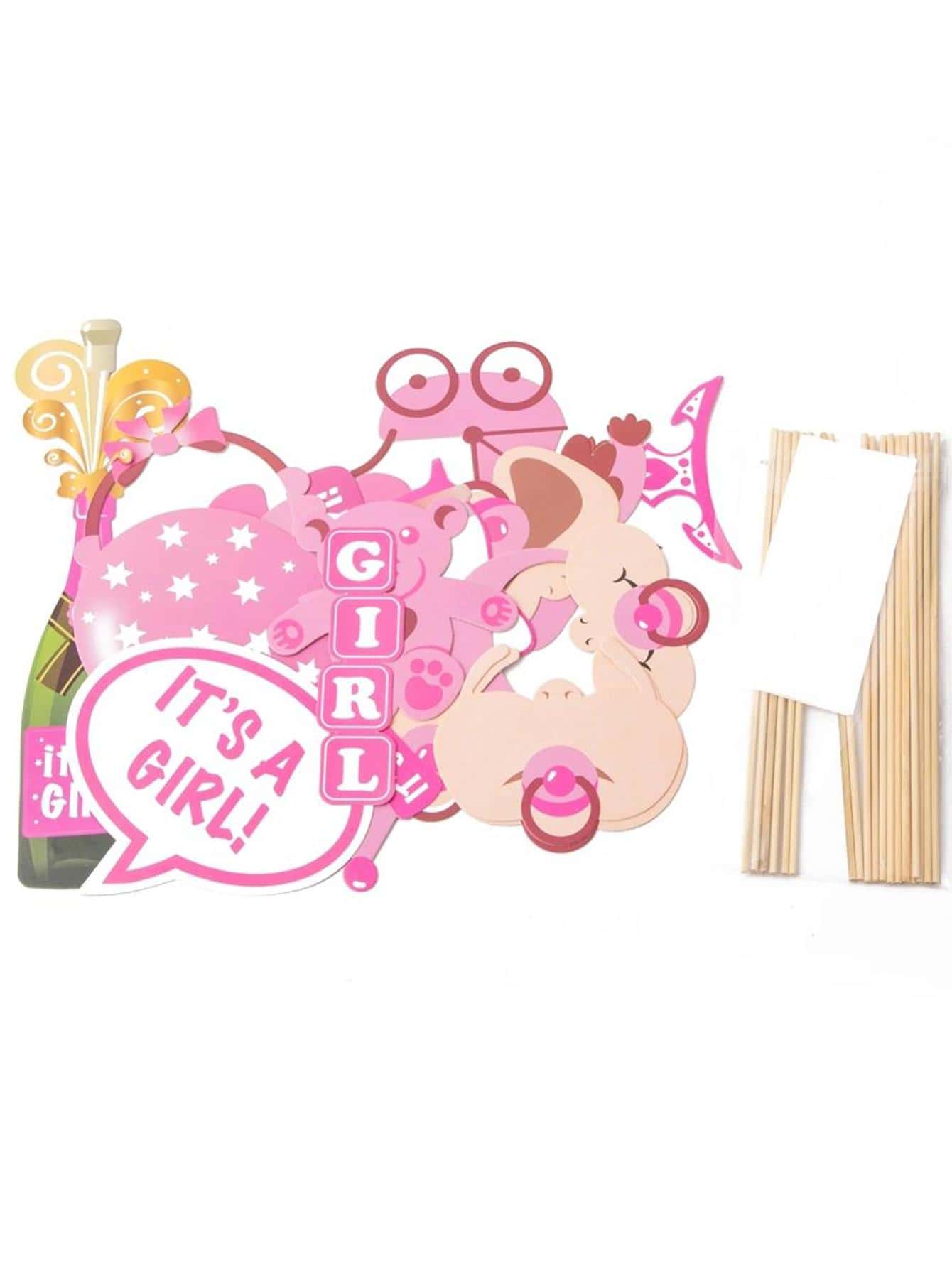 18pcs Paper Photobooth Prop, Cute Cartoon Design Photobooth Prop For ...