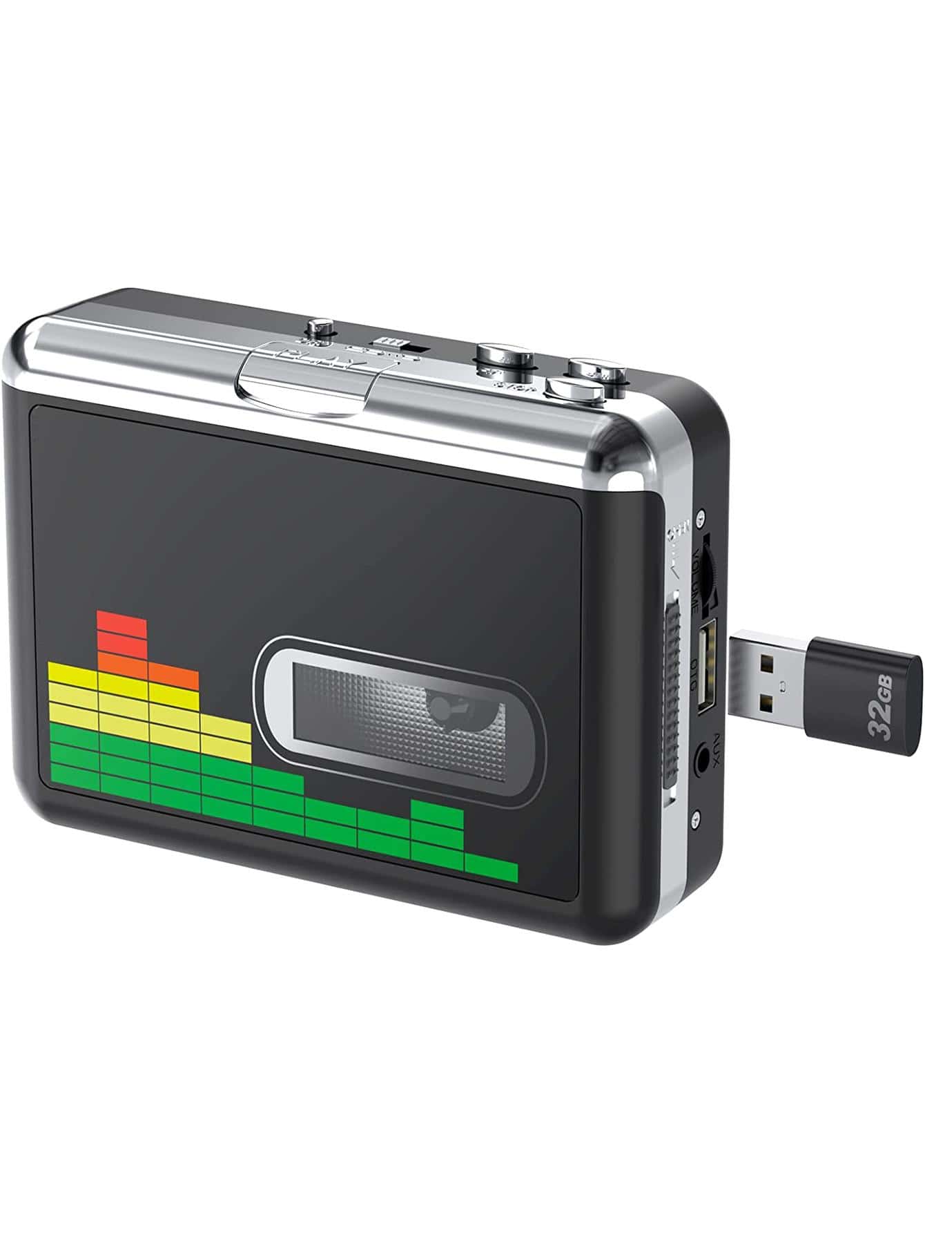 cotsoco Cassette Player, USB Cassette To MP3 Converter, Portable ...