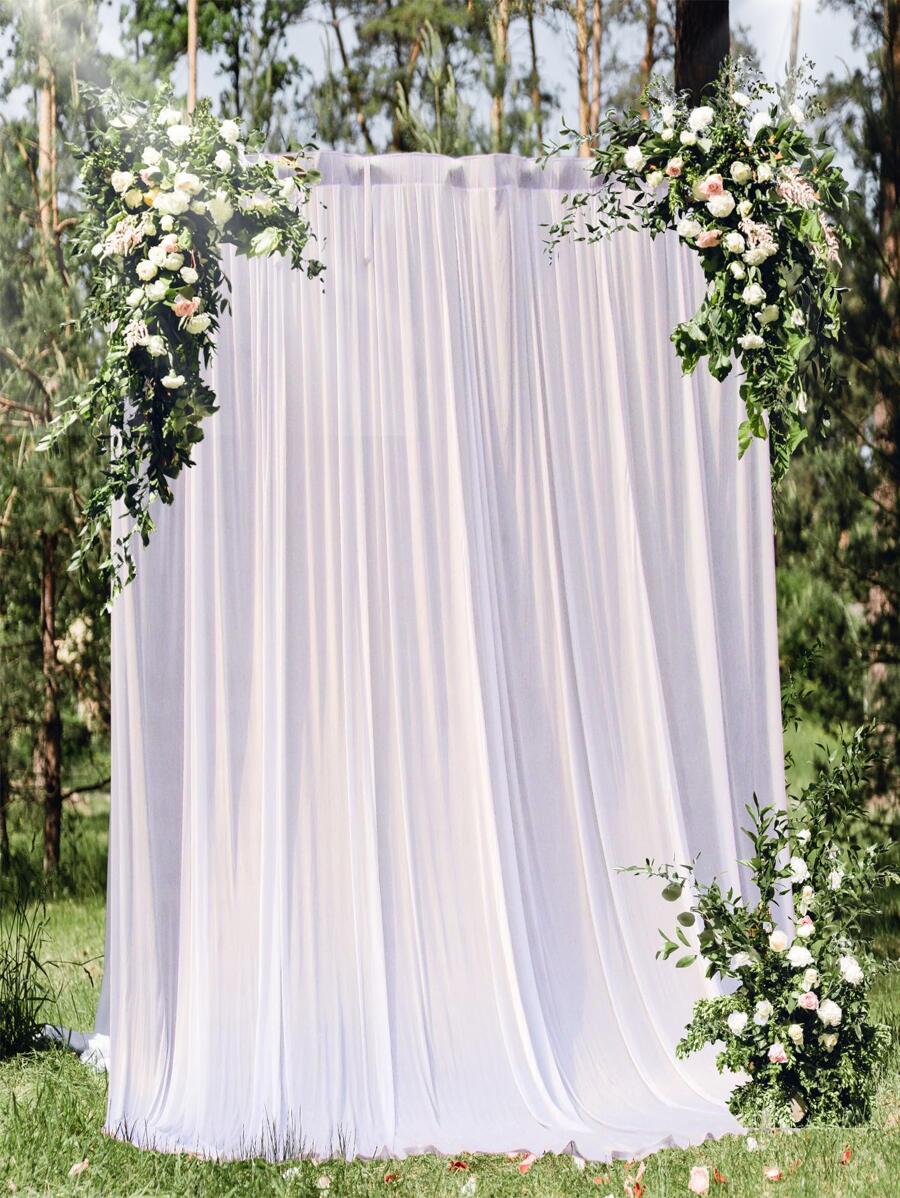 White Single Panel Party Backdrop | SHEIN USA