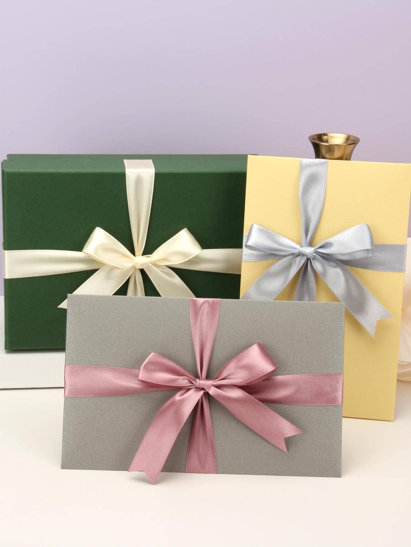 3pcs Solid Color Gift Ribbon | SHEIN USA