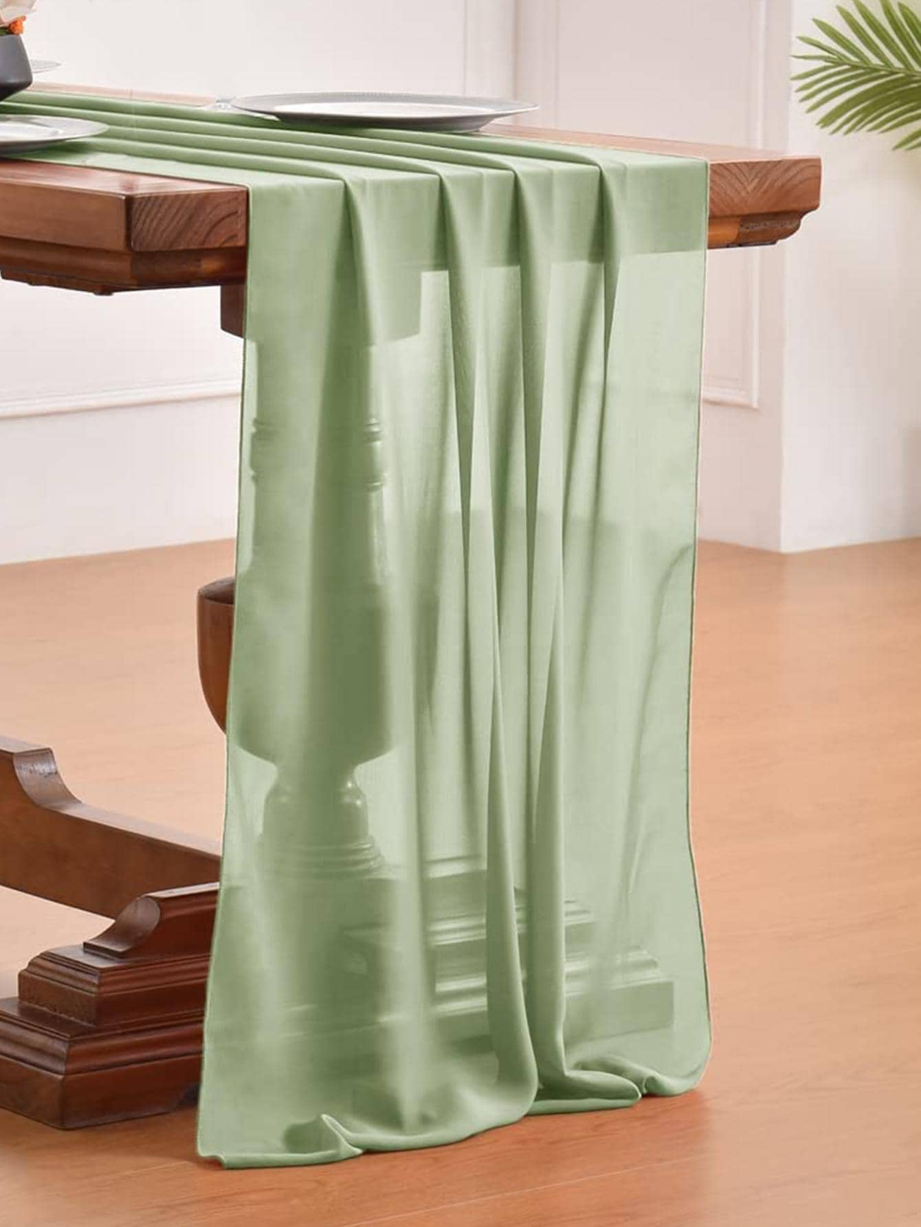 1pc Solid Color Table Runner | SHEIN USA