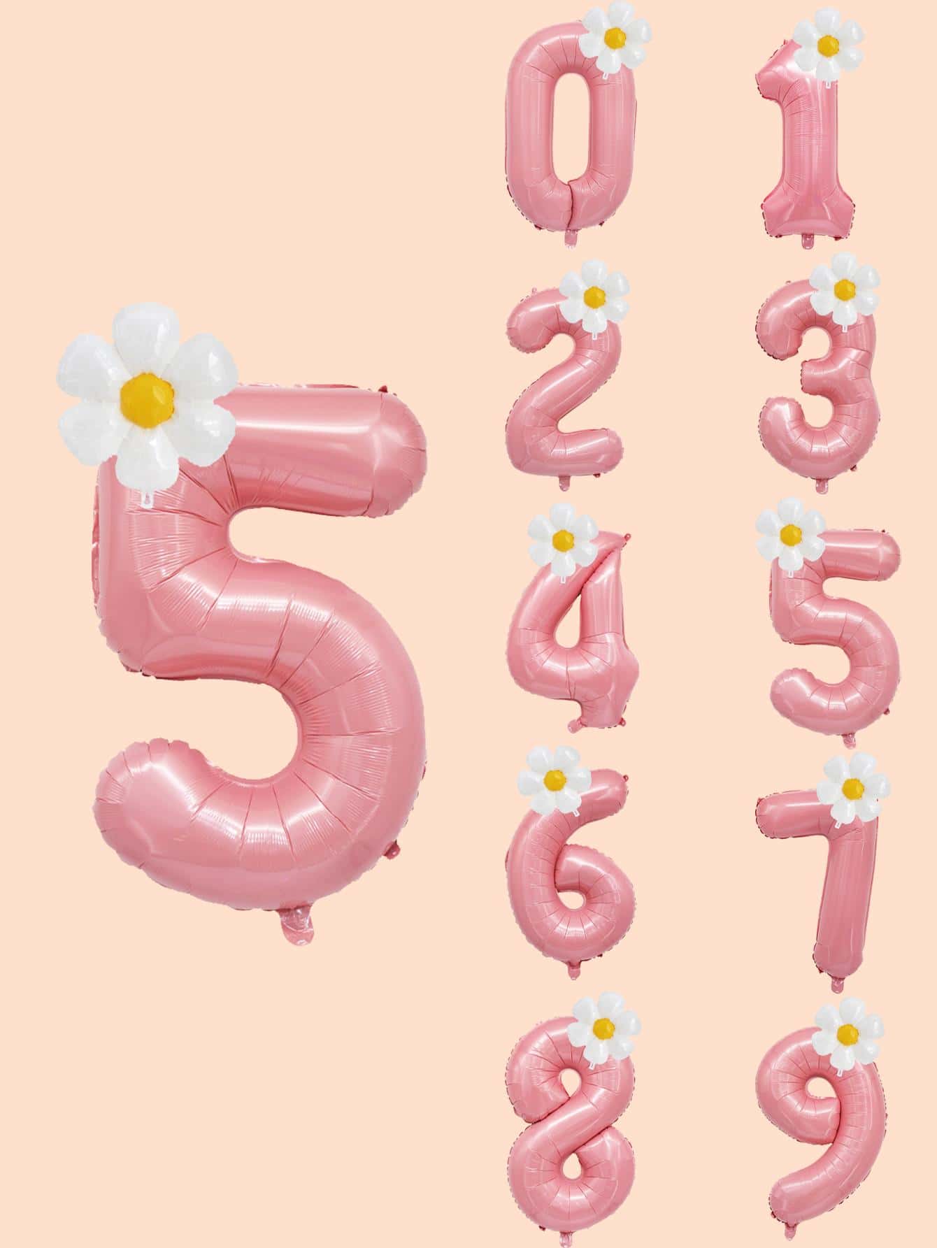 3pcs/Set PE Balloon With Balloon Chain, Creative Mixed Pattern ...