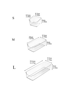 1pc Clear Drawer Storage Box | SHEIN UK