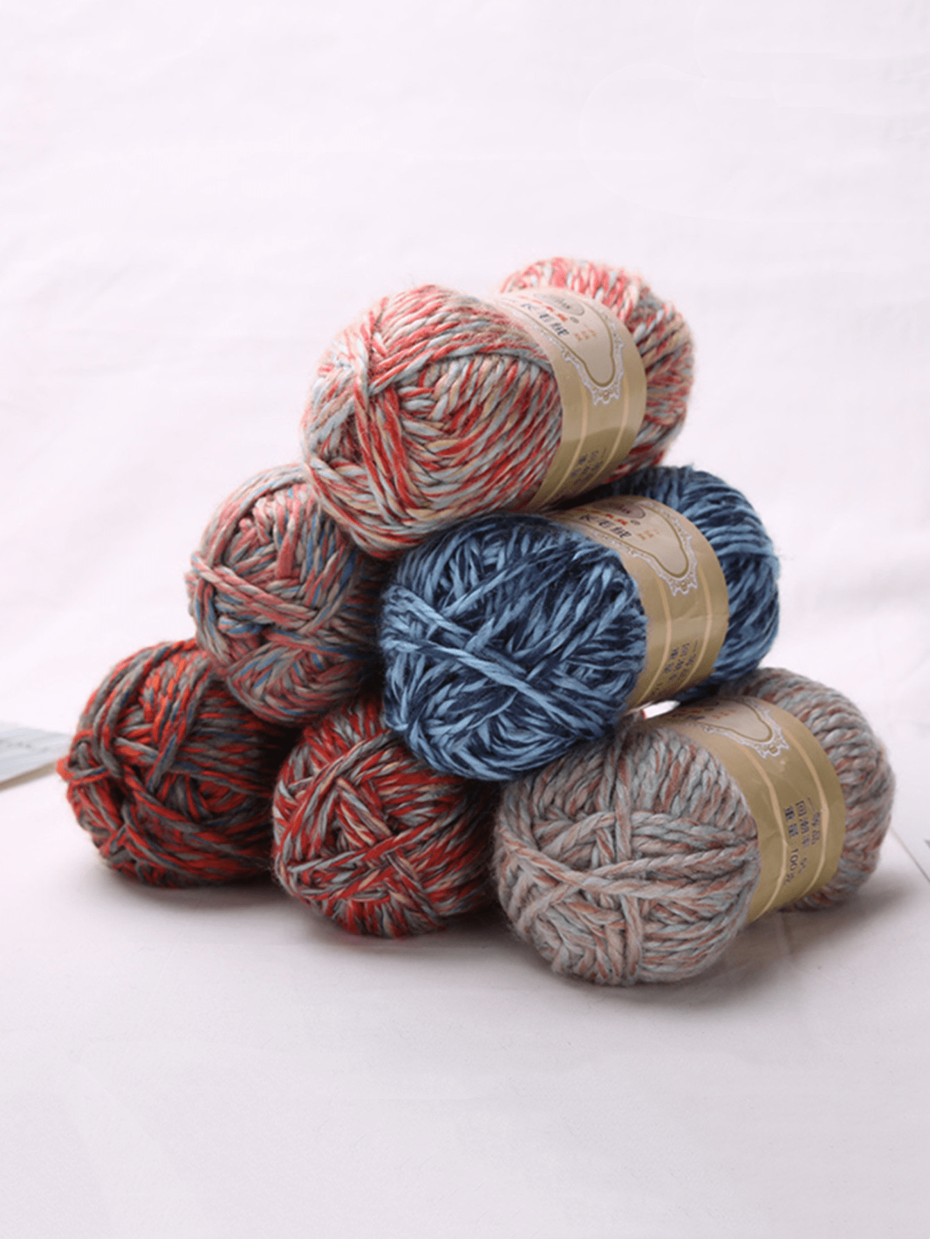 1roll Red Thick Yarn, Acrylic Durable Crochet Yarn For Sewing | SHEIN UK