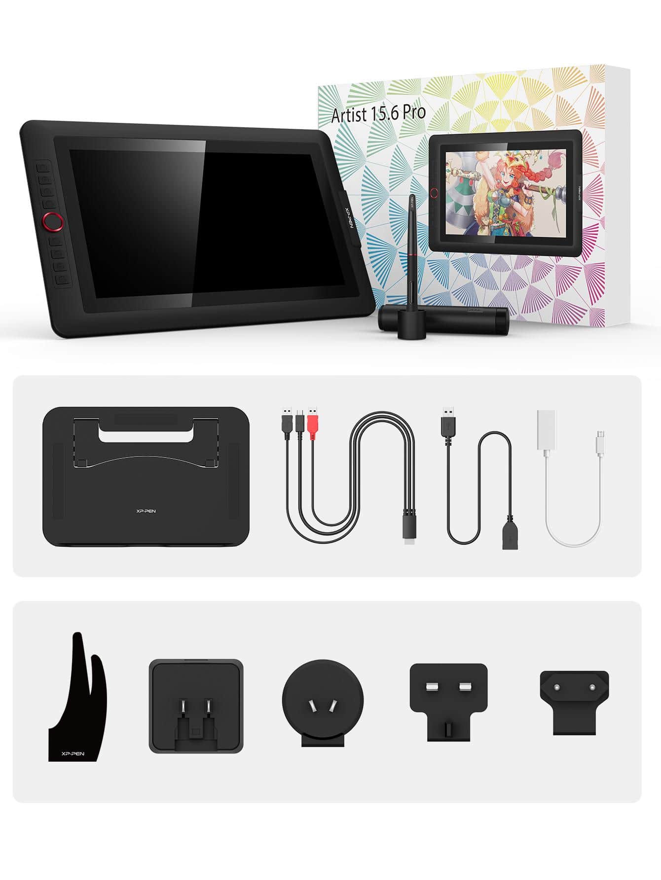 XPPen XPPen Artist 15.6 Pro Drawing Tablet with Screen Tilt Support ...