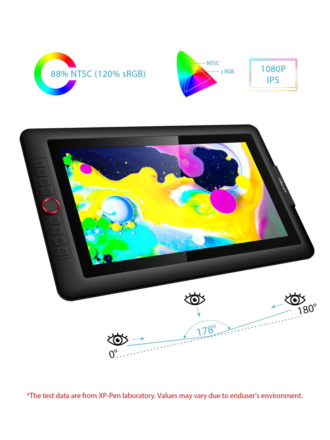 XPPen XPPen Artist 15.6 Pro Drawing Tablet with Screen Tilt Support ...