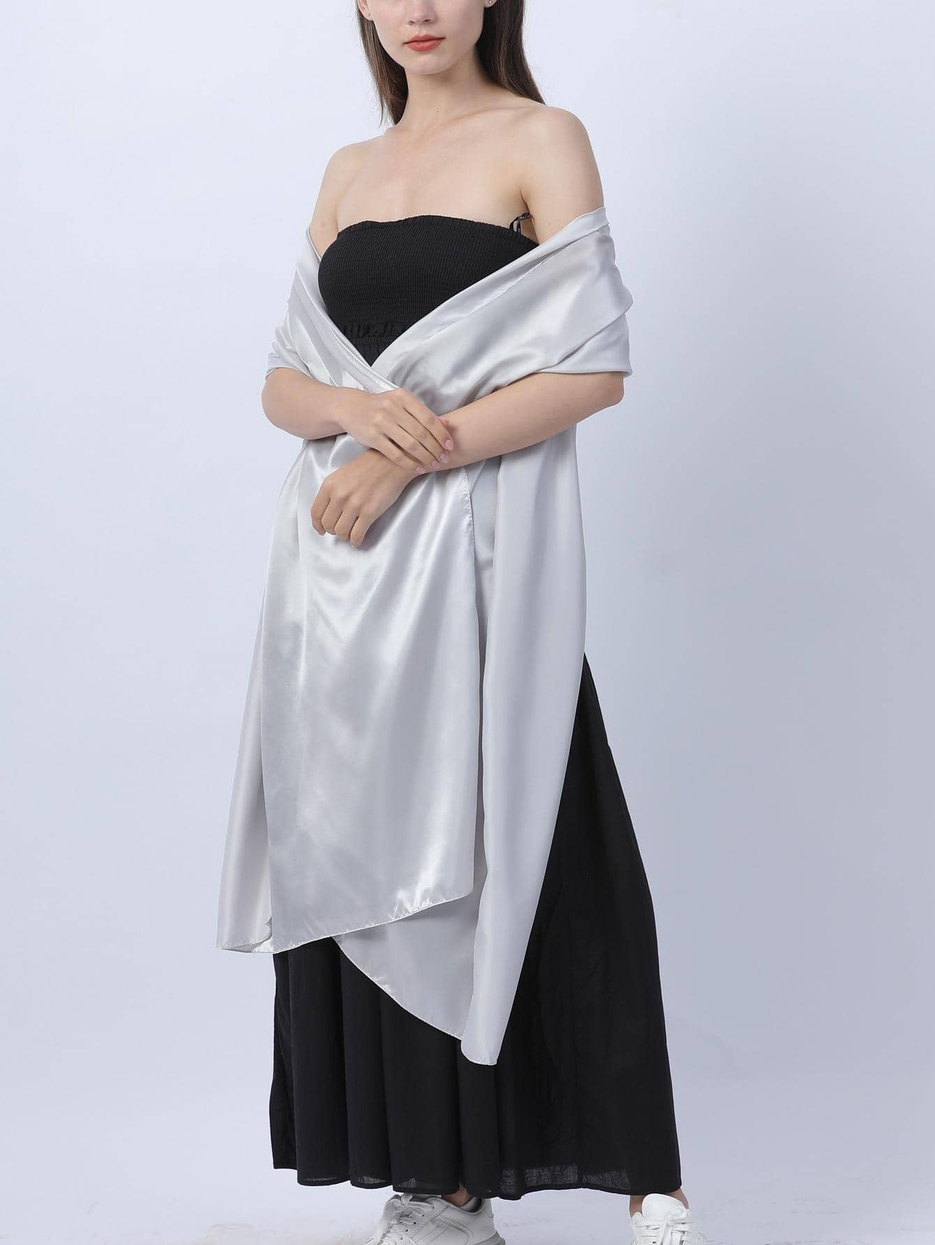 Chal unicolor boda | Moda de Mujer | SHEIN México