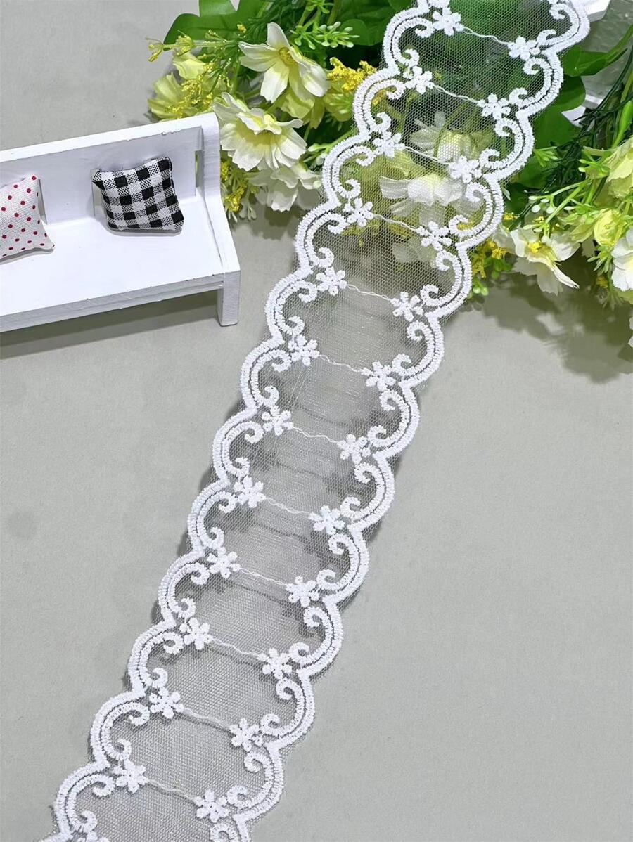 1pc Floral Embroidered DIY Webbing Lace | SHEIN USA