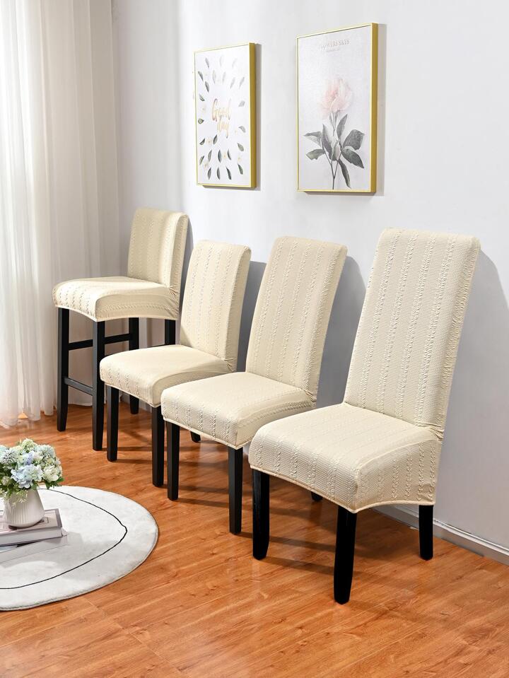 Cream Chair Covers Dining Room