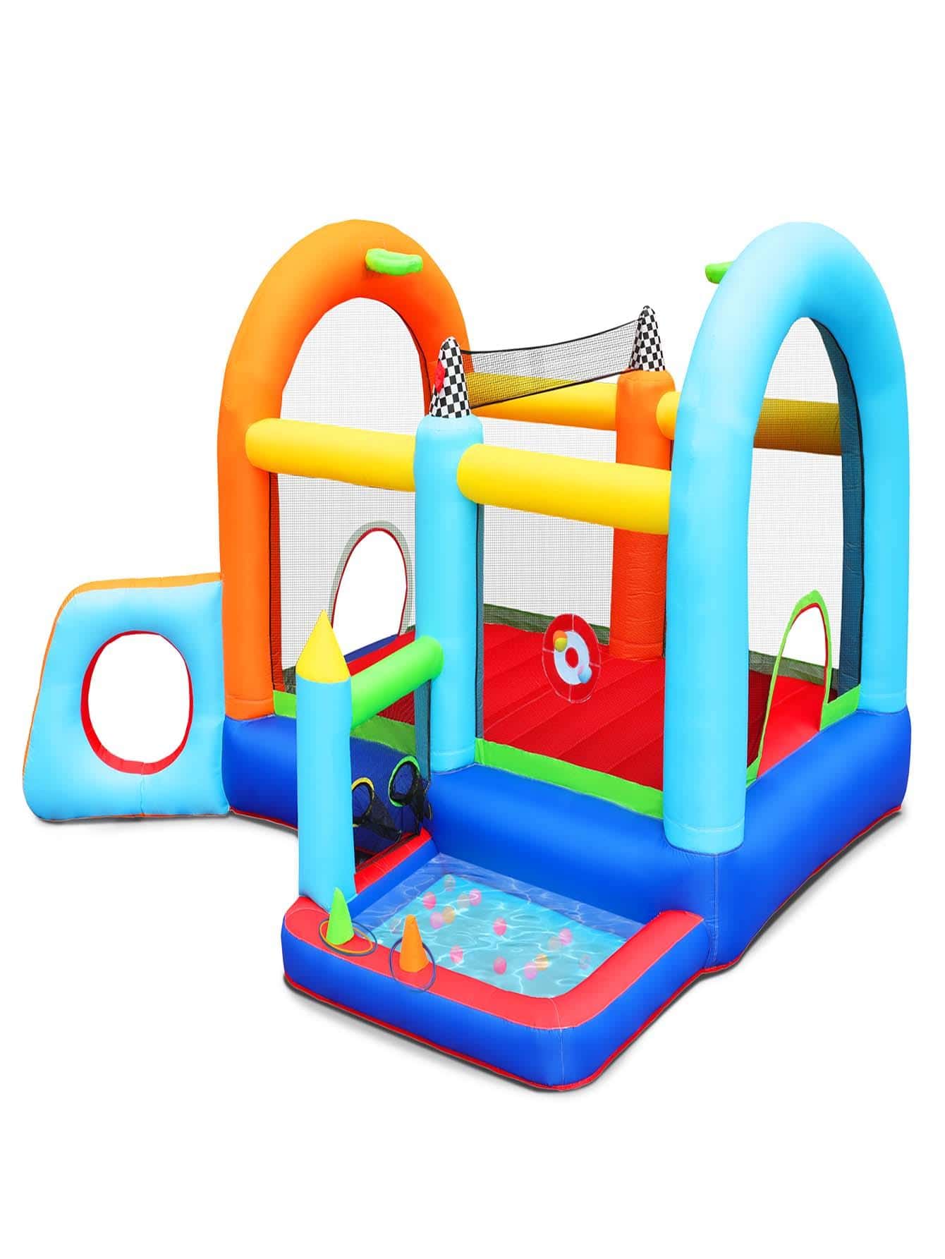 Inflatable Jumper Bounce House - Playground Backyard Playhouse Park ...