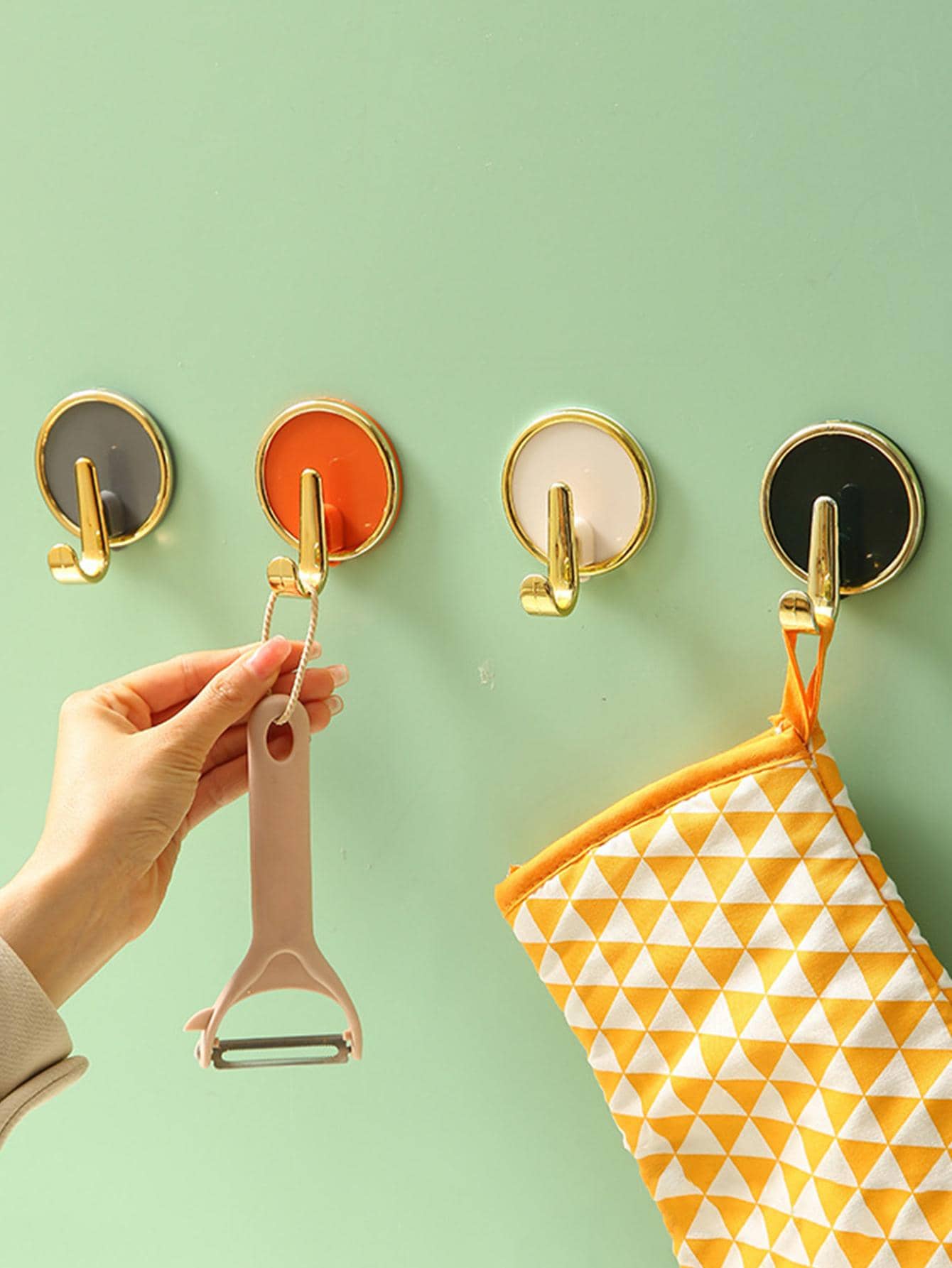 4pcs Plastic Wall Hook, Modern Multifunction Wall Hook For Home | SHEIN UK