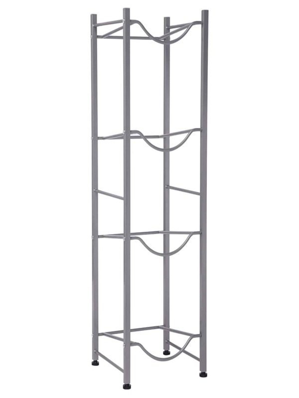 4-Tier Water Rack Stainless Steel Heavy Duty Water Cooler Jug Rack ...