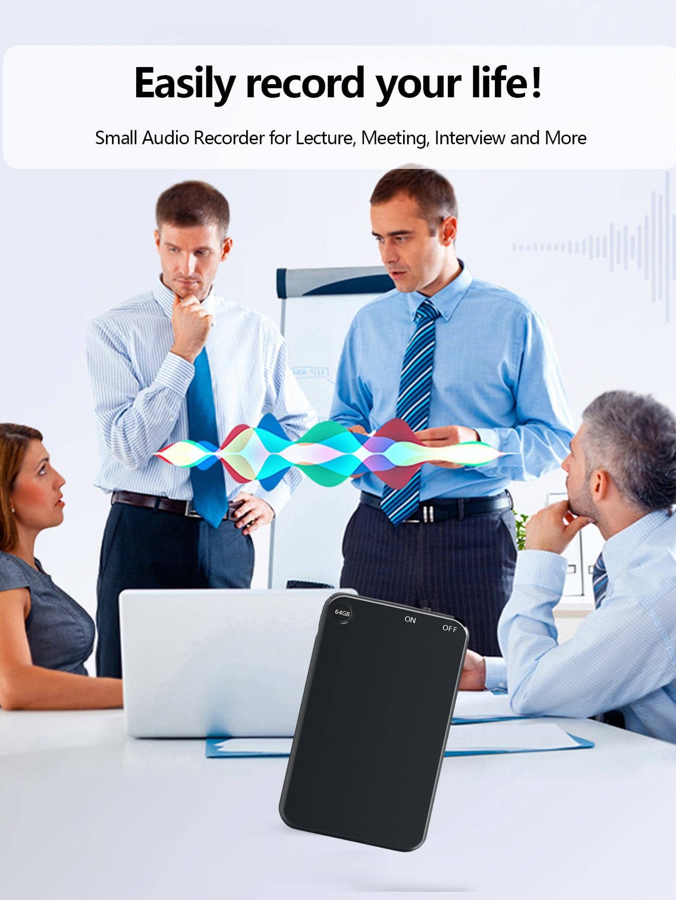 Vandlion Mini Voice Recorder, 32 G Voice Activated Recorder for ...