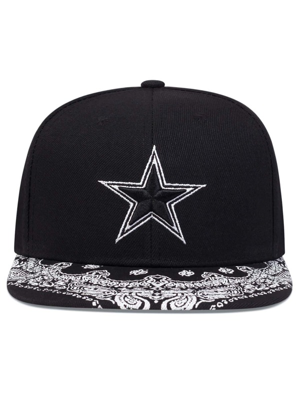 Men Star Embroidered Hip Hop Cap | SHEIN USA