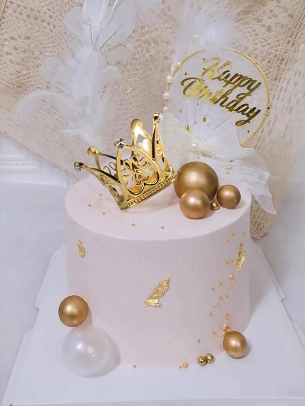 1pc Crown Design Cake Topper | SHEIN USA