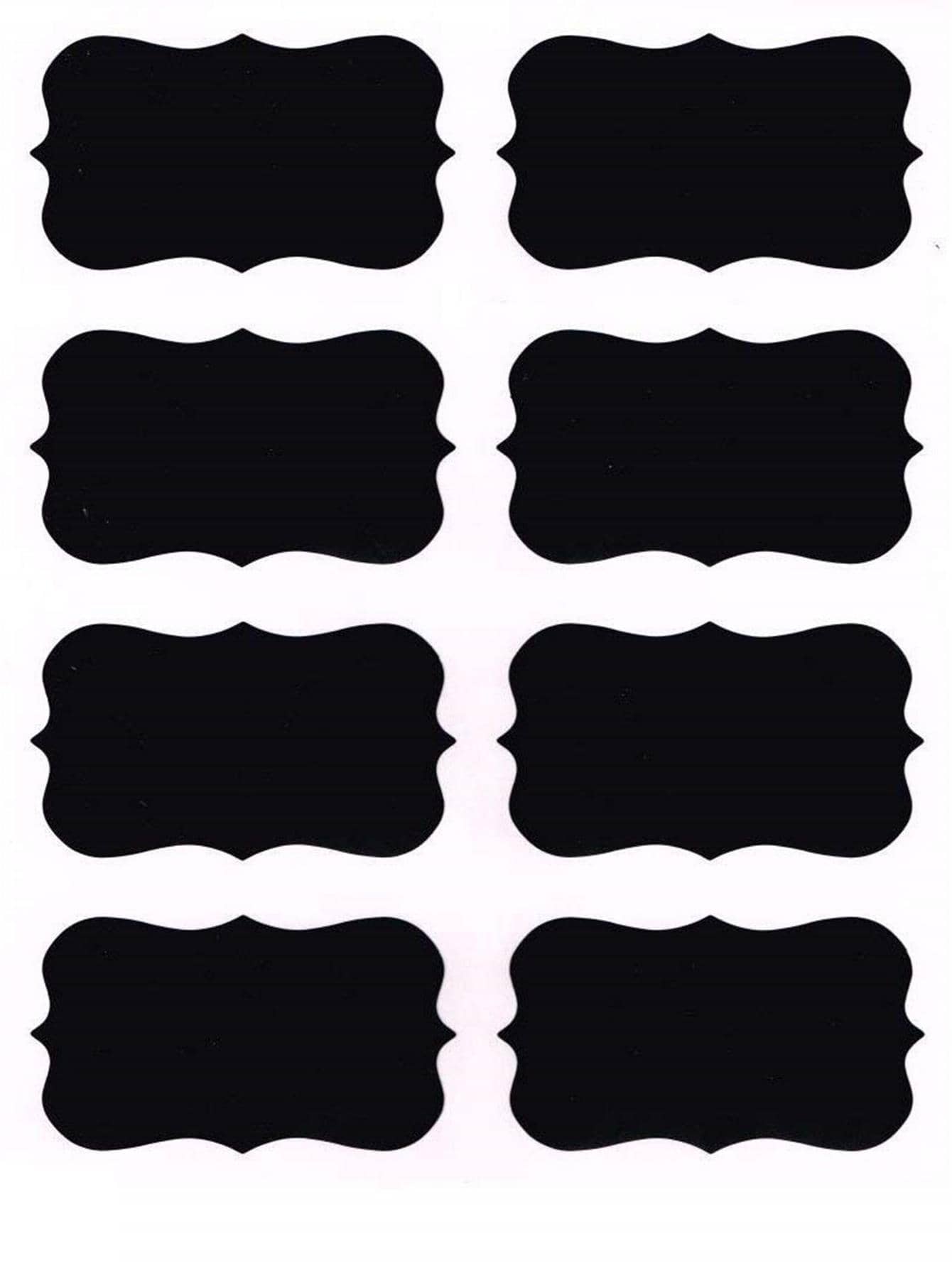 32pcs Solid Color Label Sticker, Minimalist Reusable Writable Label ...