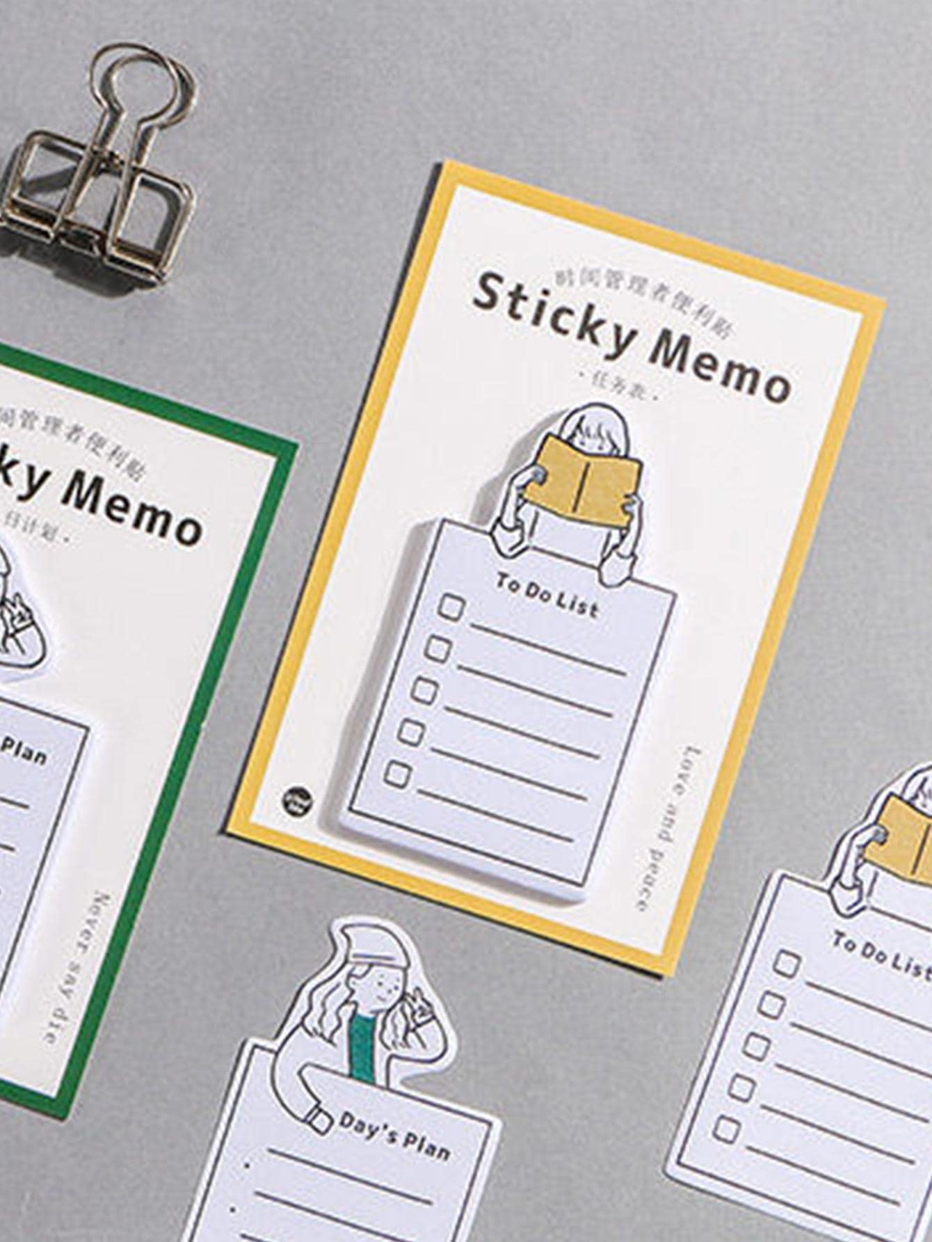 30pcs Figure Graphic Sticky Note, Creative Multi-purpose Easy To Post ...