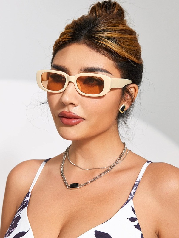 Square Frame Fashion Glasses Shein Usa
