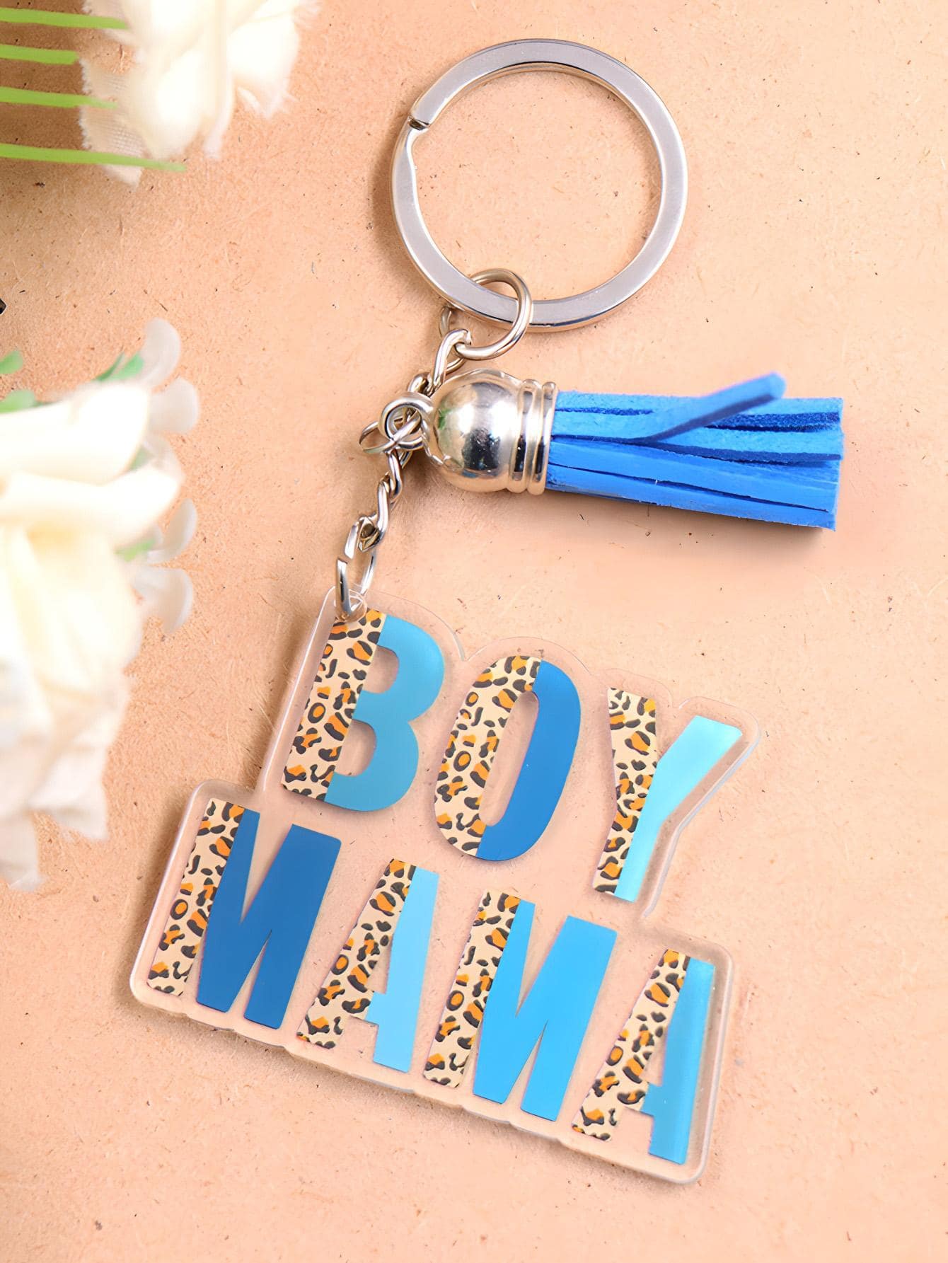 Tassel & Letter Charm Keychain | SHEIN USA
