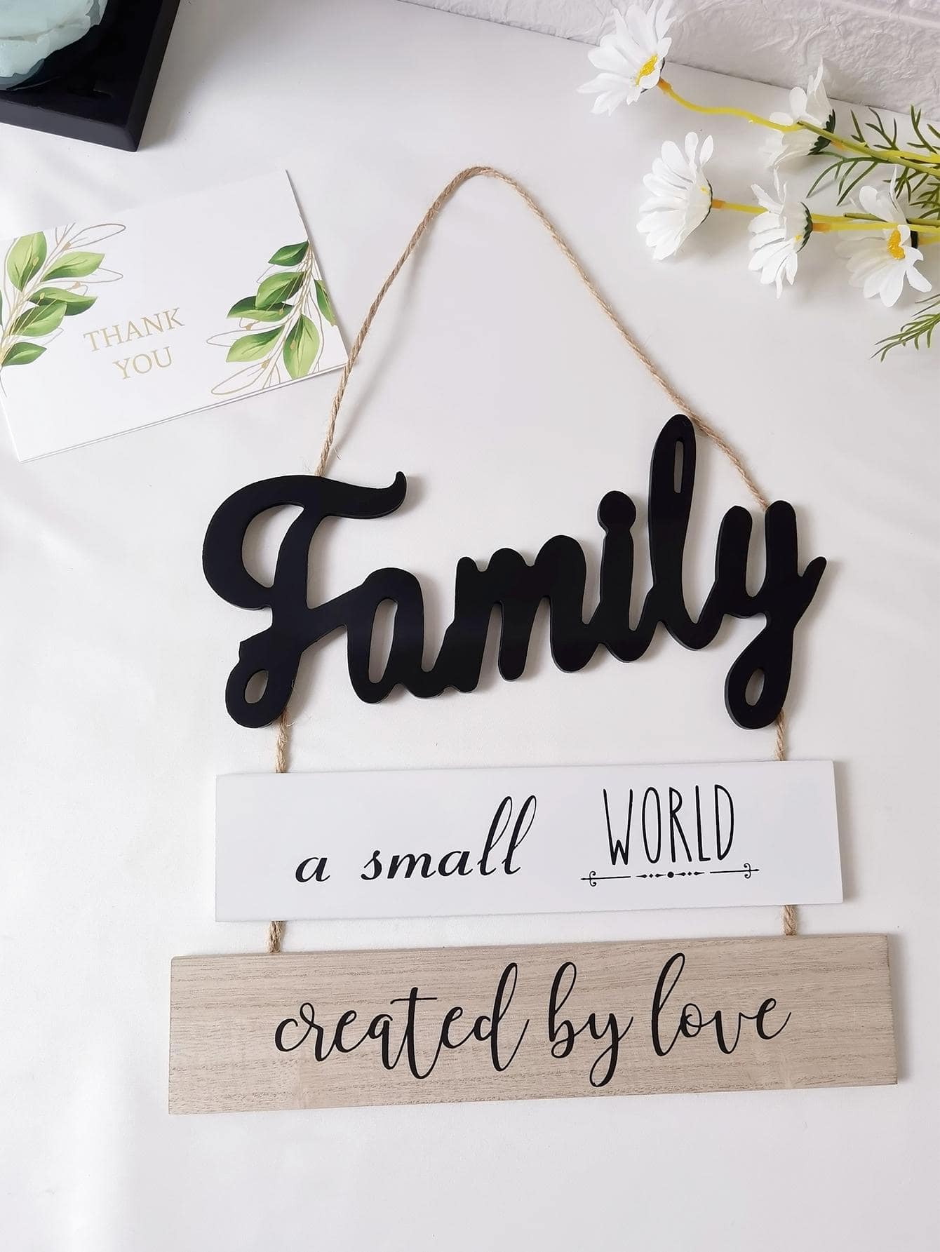 1pc English Alphabet String Hanging Sign, Wall Decoration, Warm Home ...