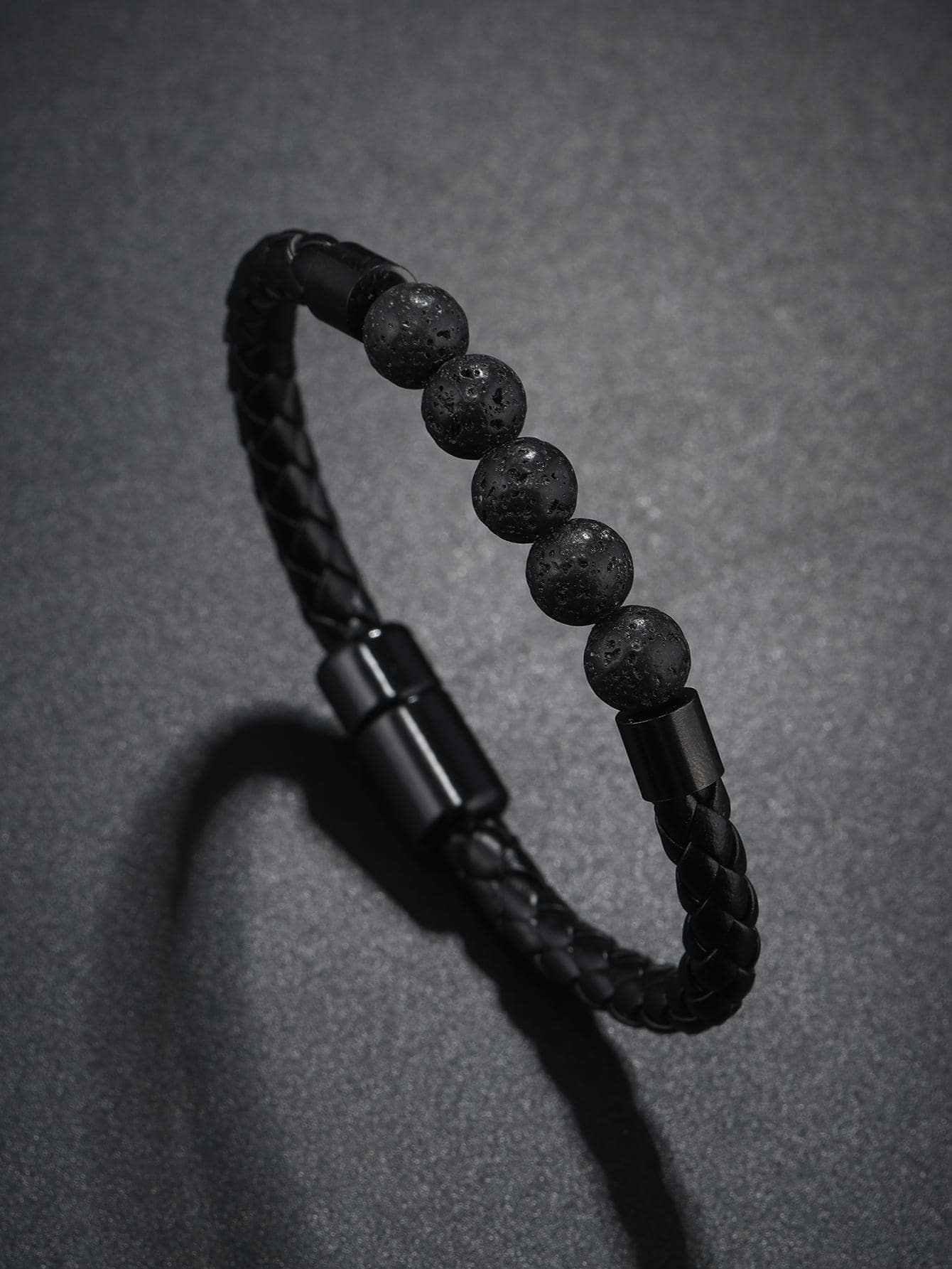 European and Americana Vintage Volcano Magnetic Clasp PU String ...