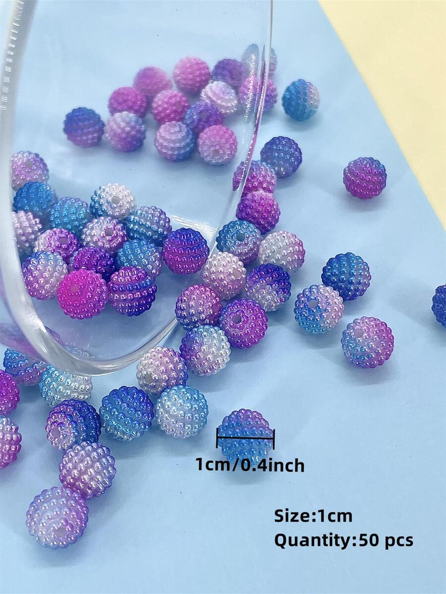 50pcs/set PMMA Bead, Modern Ombre DIY Bead For Jewelry Making | SHEIN USA