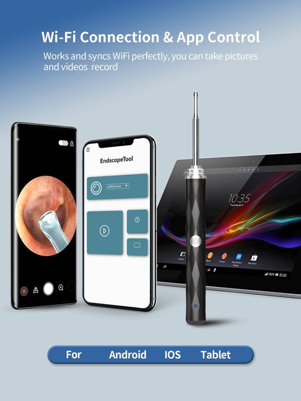 Say Goodbye To Ear Wax Build-Up With This 1080P Ear Cleaner & Ear Wax ...