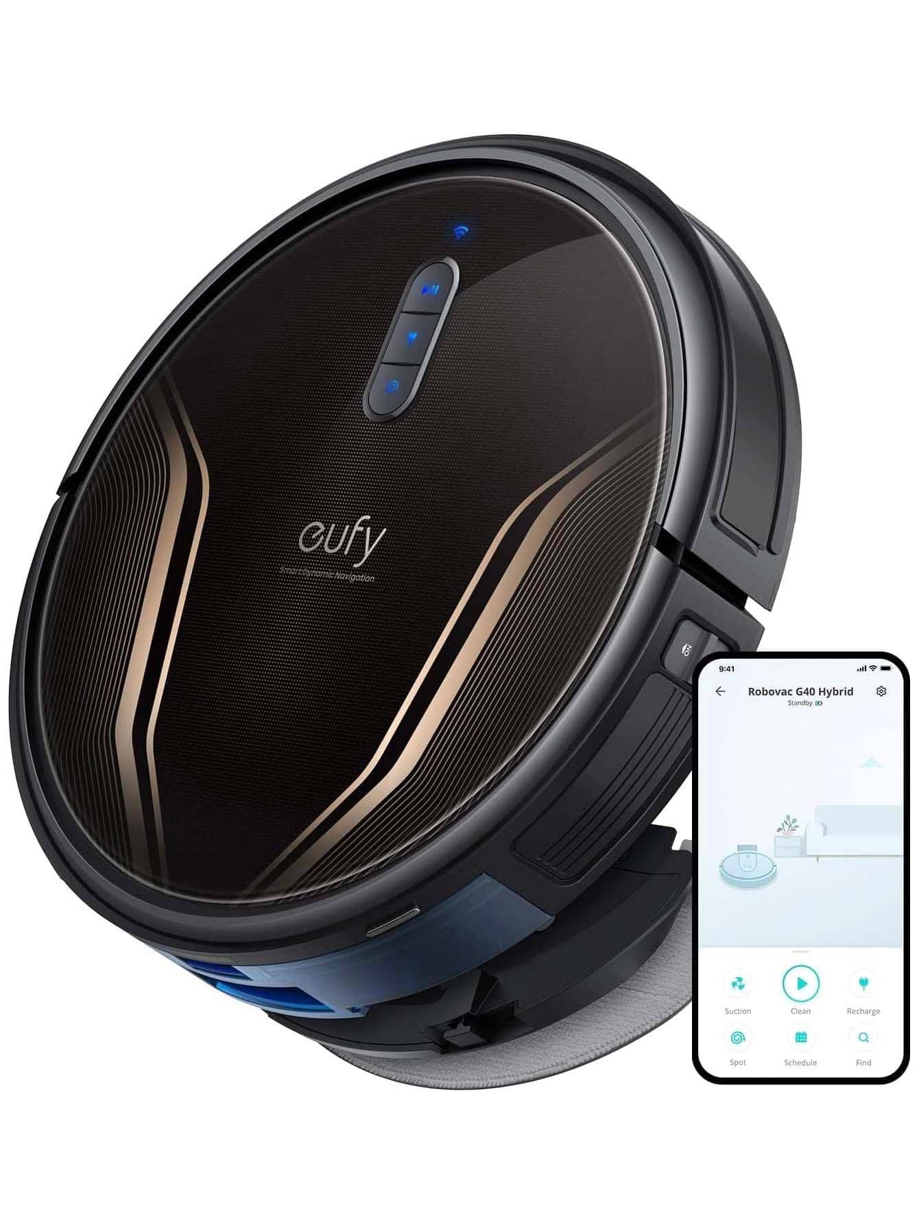 eufy Clean by Anker, Clean G40 Hybrid, Robot Vacuum, Robot Vacuum and ...