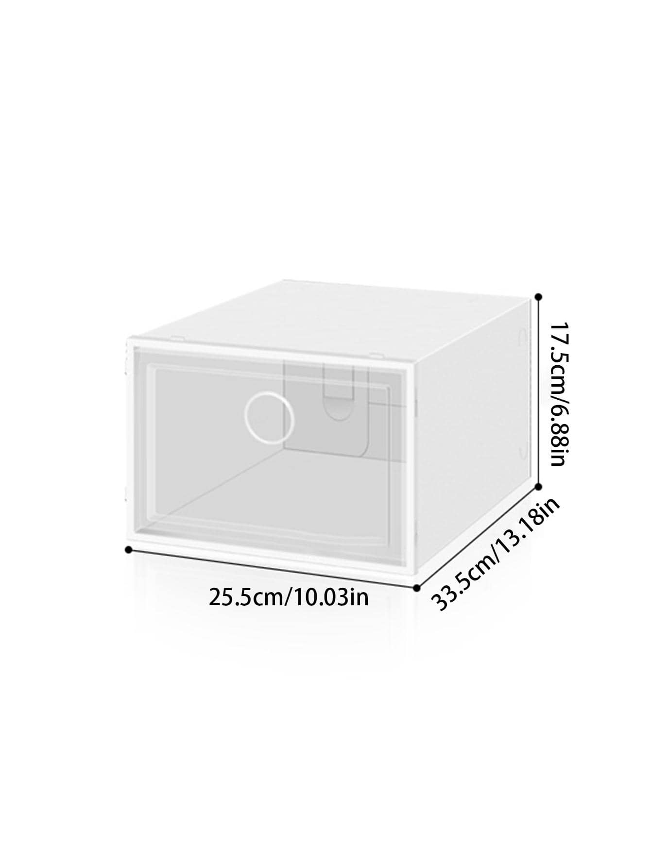 1pc PP Shoe Storage Box, Minimalist Plain Shoe Storage Box For Home ...